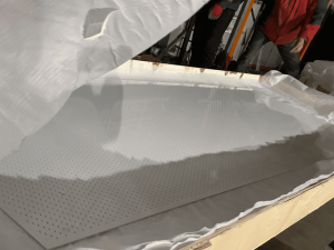 1,450 White-coated Perforated Metal Sheets Shipped to Singapore ...